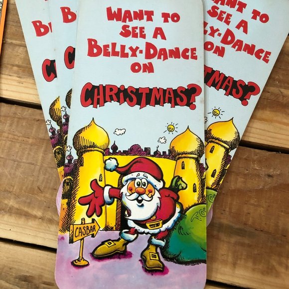 Holiday | Belly Dance 1976 Vintage Christmas Cards | Poshmark